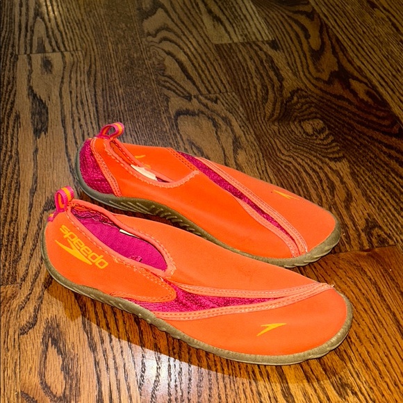 Speedo | Shoes | Speedo Bright Orange And Pink Water Shoes Womens Size ...